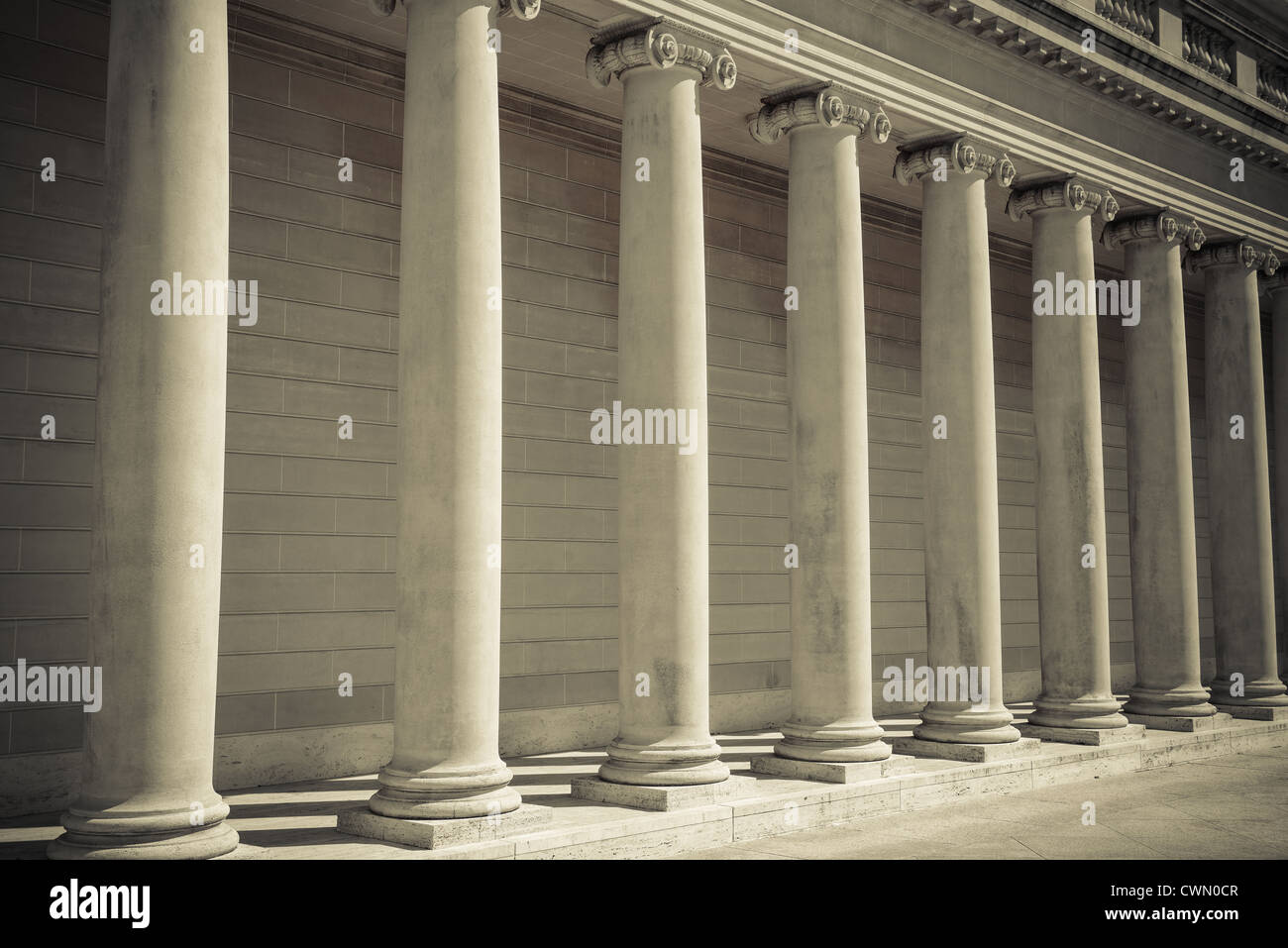 Pillars of Law and Justice Stock Photo - Alamy