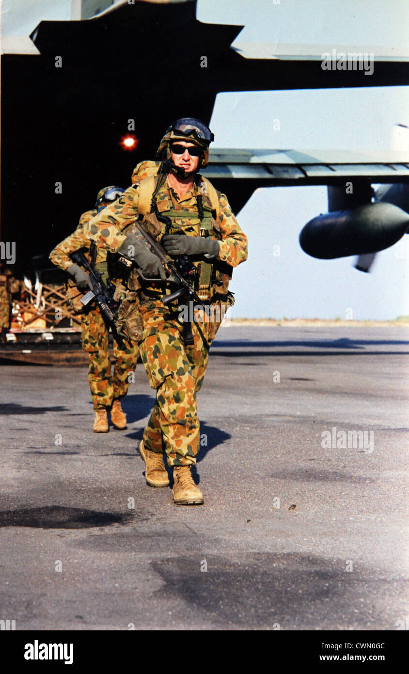 The International Force for East Timor, or INTERFET from Australia ...