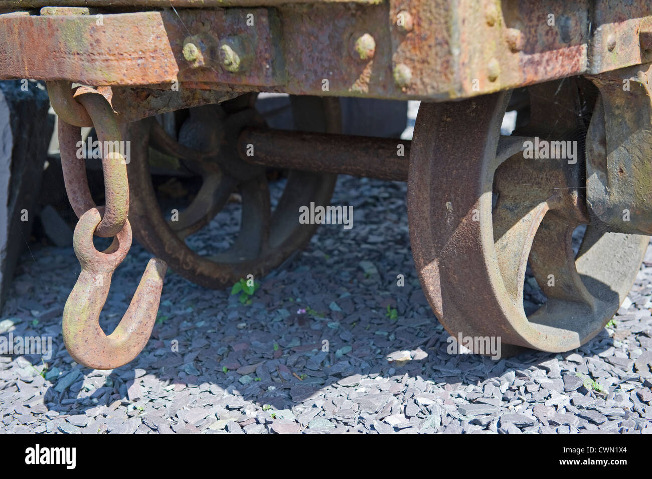 Train rusty hook Stock Photo - Alamy
