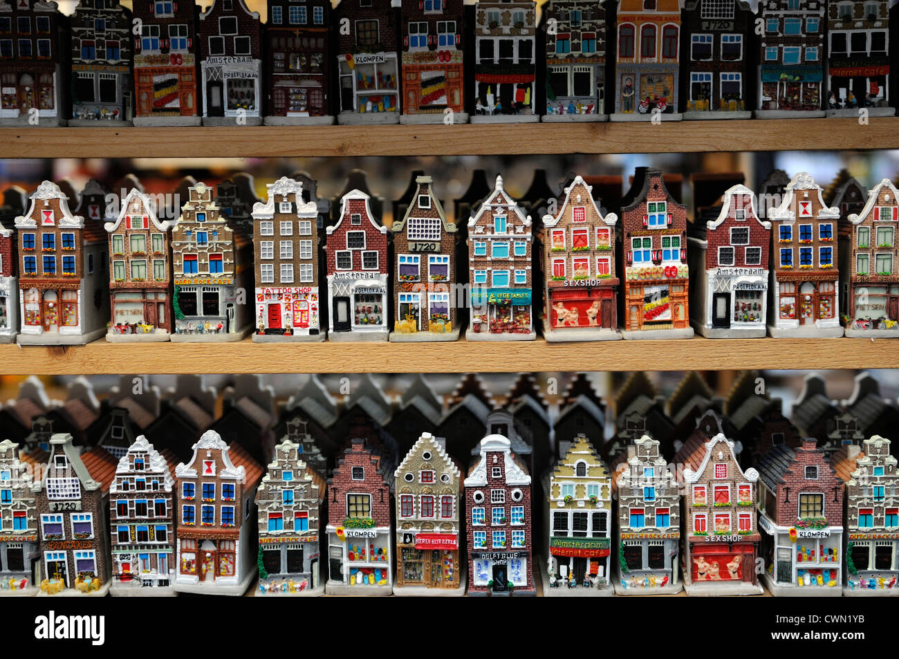 canal house houses delft model small amsterdam souvenir holiday trinket ...