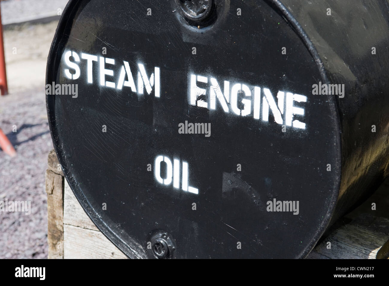 Steam engine oil Stock Photo - Alamy
