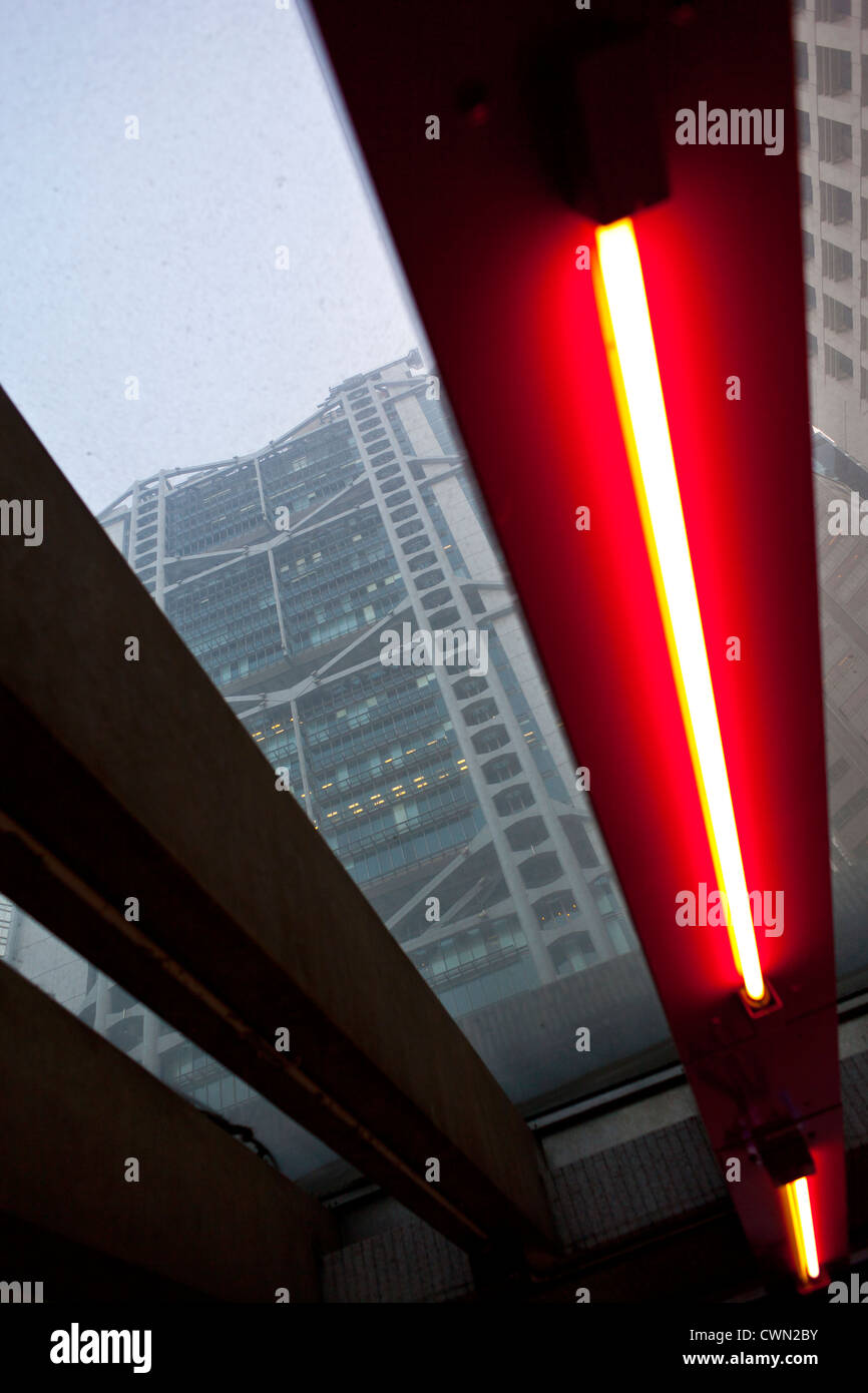A general view of HSBC headquarters is seen in Central financial ...