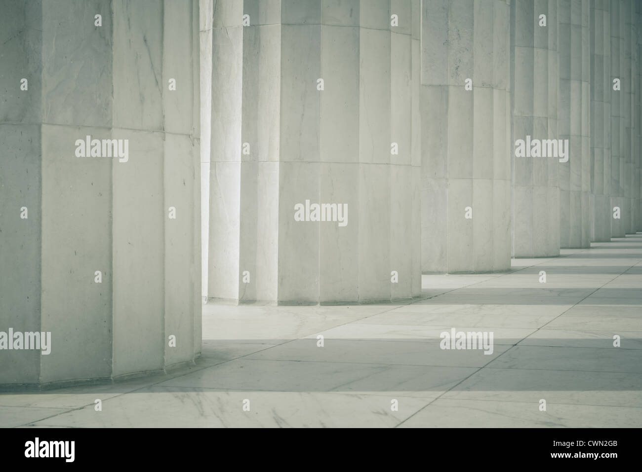 Pillars in a Row Stock Photo - Alamy
