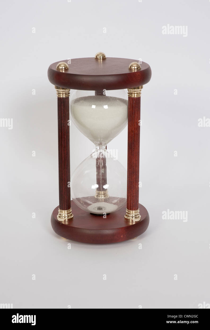 Clock time hourglass start hourglass hi-res stock photography and ...