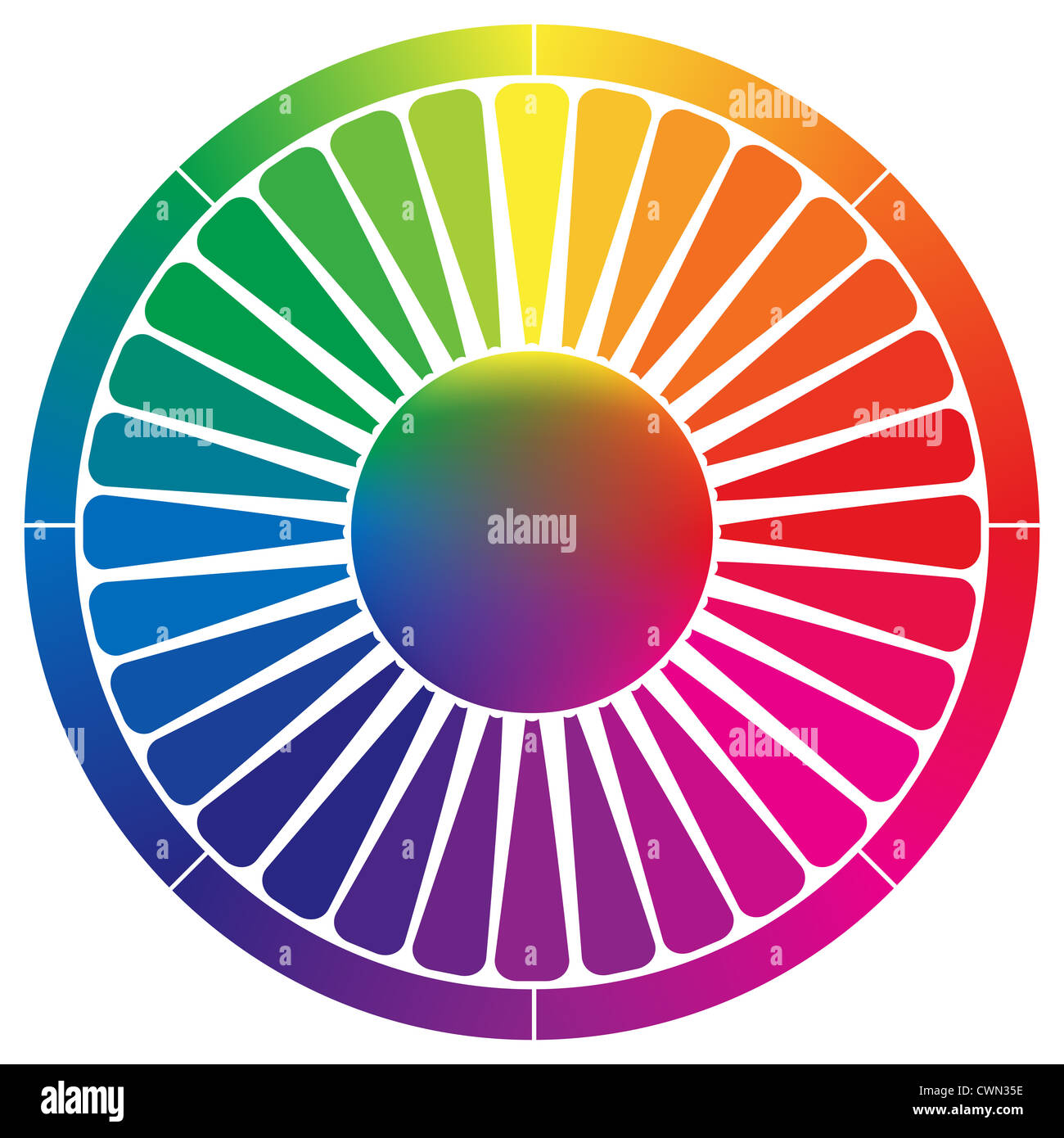 abstract color palette against white background, abstract vector art ...