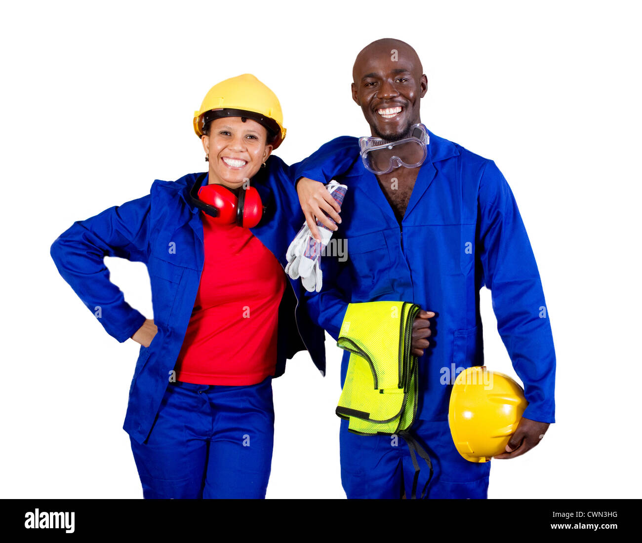 American building workers Cut Out Stock Images & Pictures - Alamy