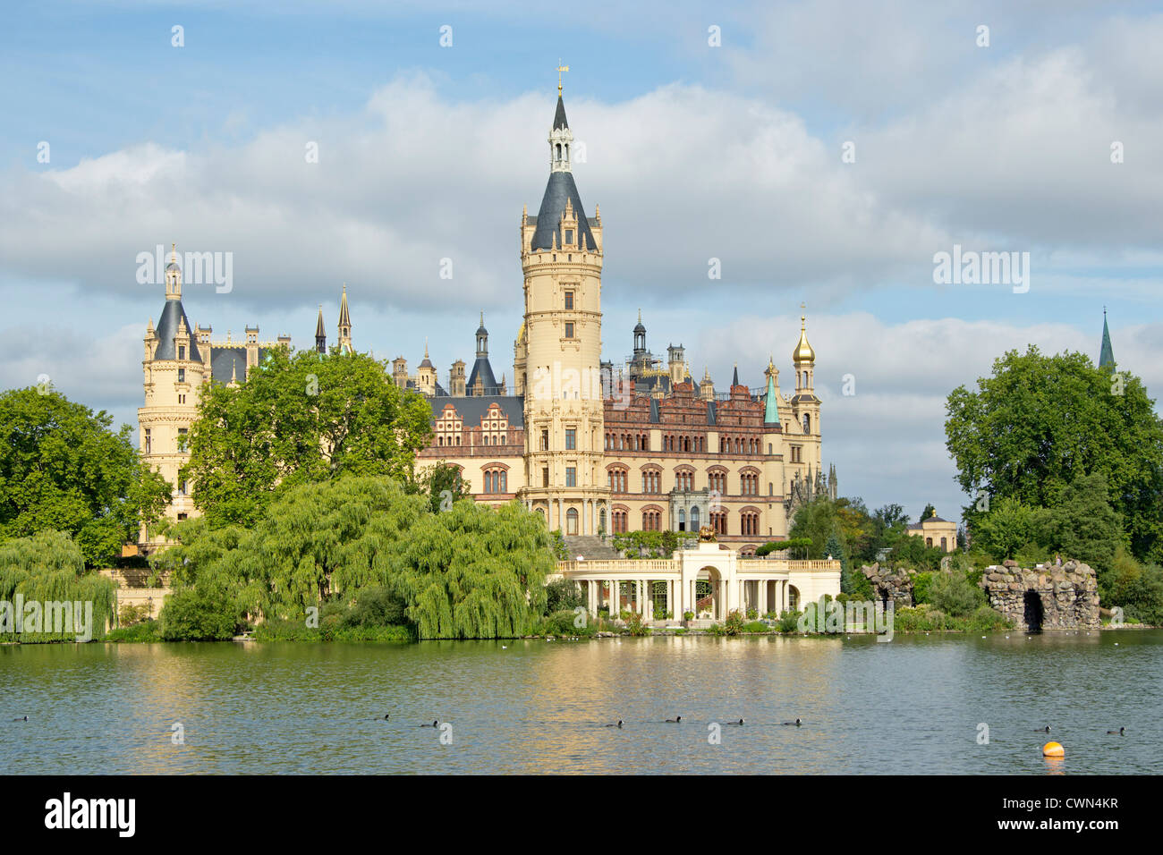 The capital of mecklenburg vorpommern north germany hi-res stock ...