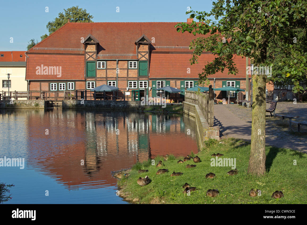 Restaurant Stadtmuehle (Town Mill), Teterow, Mecklenburg-Switzerland ...