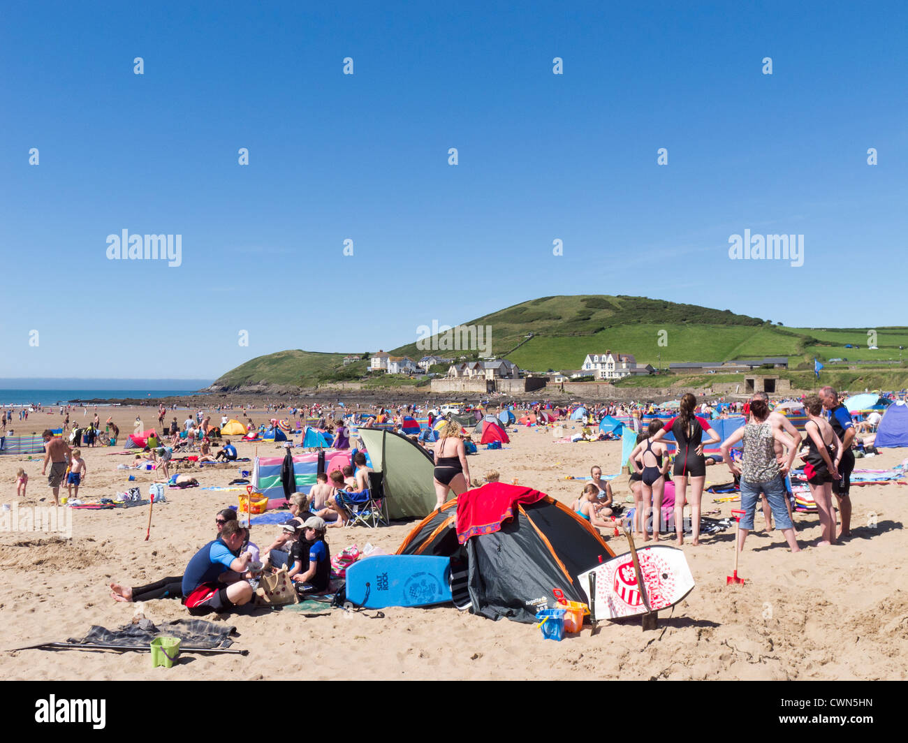 Croyde beach hi-res stock photography and images - Alamy