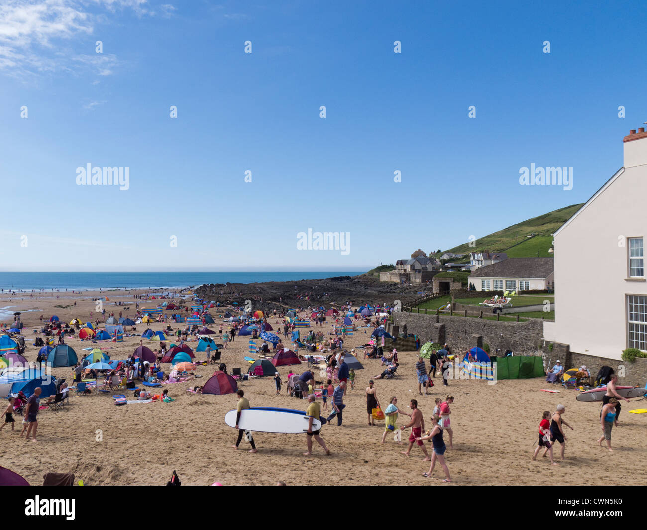 Croyde beach hi-res stock photography and images - Alamy