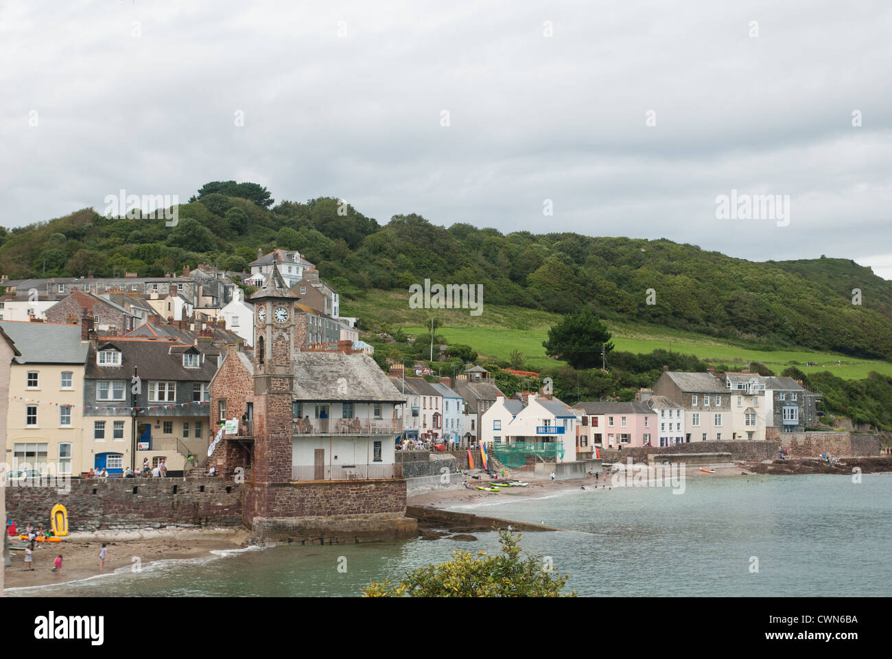 The twin villages of Cawsand and Kingsand, Cornwall, England Stock ...