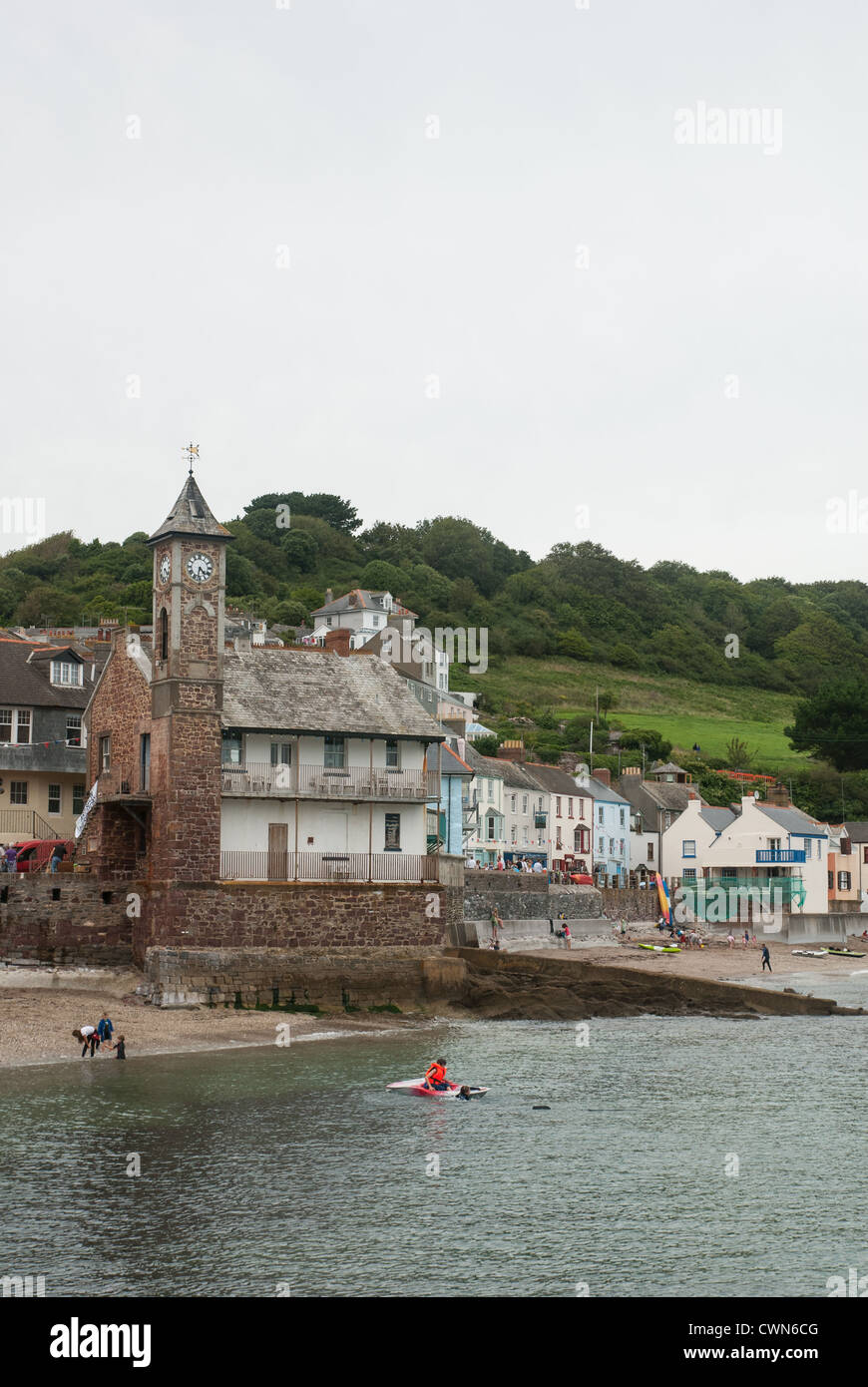 The twin villages of Cawsand and Kingsand, Cornwall, England Stock ...