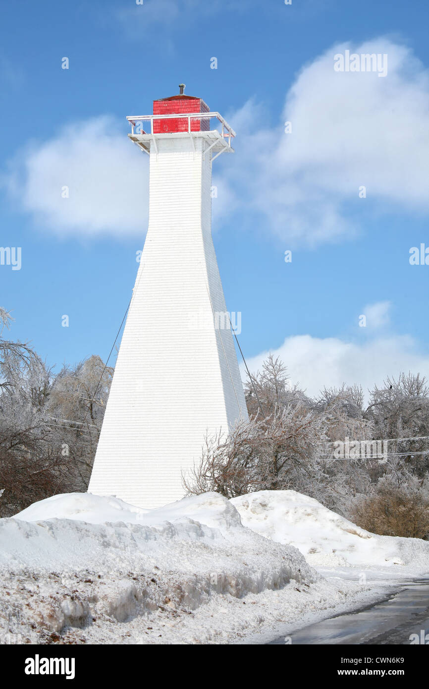 Lighthouse snow hi-res stock photography and images - Alamy