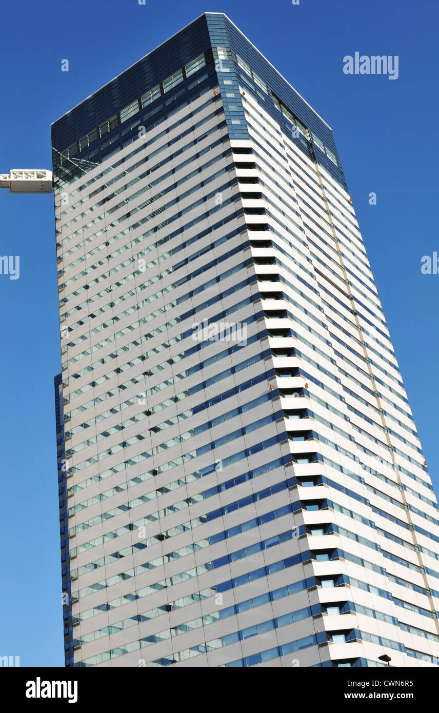 Twin towers corporate building in central Tokyo, Japan Stock Photo - Alamy