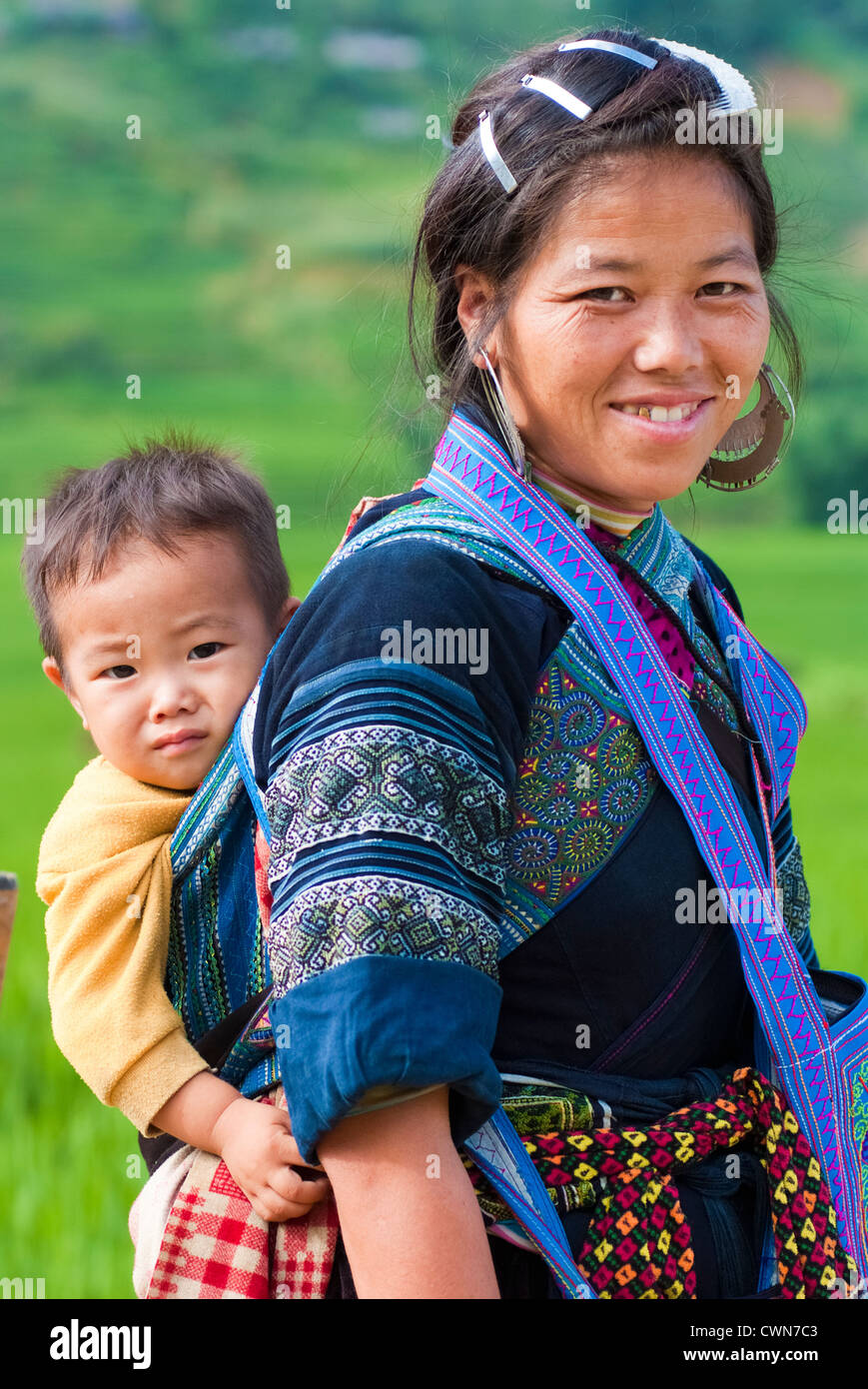 Hmong women in Sapa, Vietnam Stock Photo - Alamy