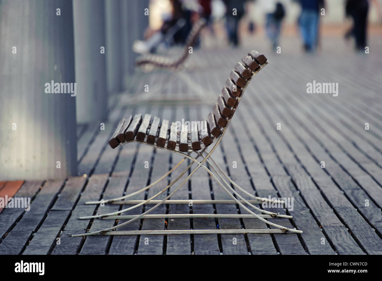 Boardwalk bench hi-res stock photography and images - Alamy