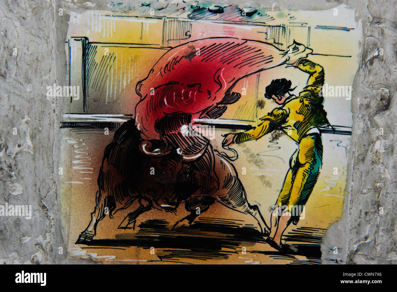 Matador in Bullfight Stock Photo - Alamy