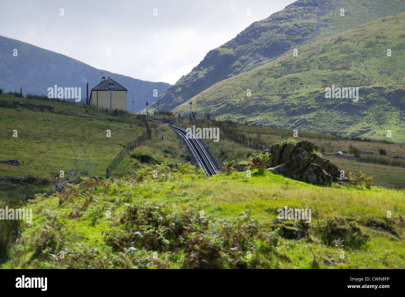 Snowdonia mountain railway Stock Photo - Alamy