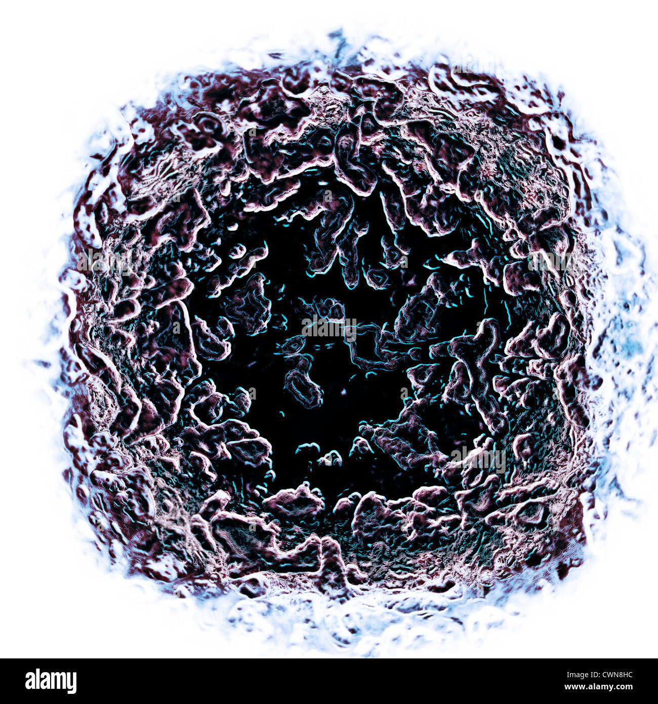 Microscopic representation of an object Stock Photo - Alamy