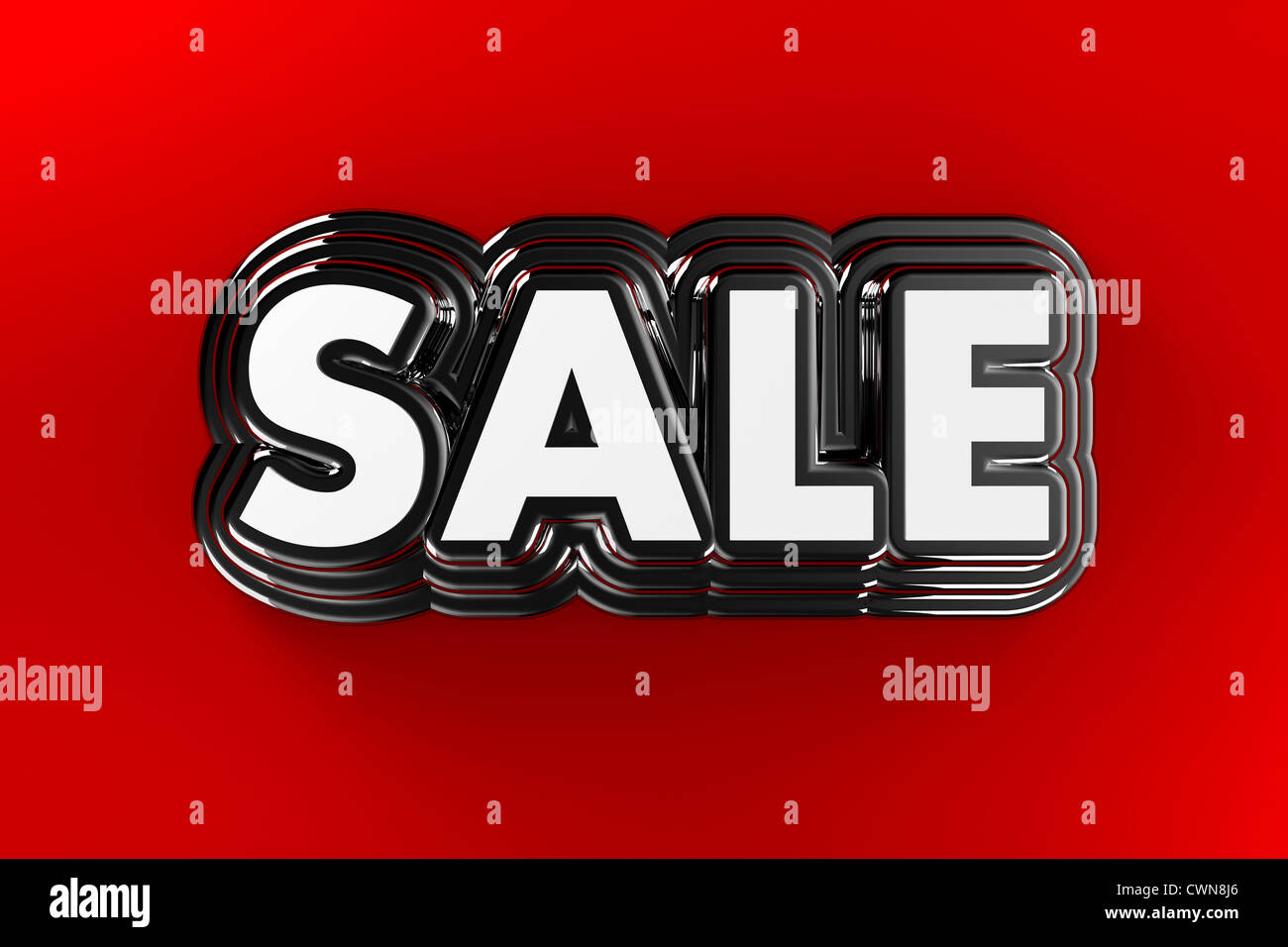 3D Sale sign Stock Photo - Alamy