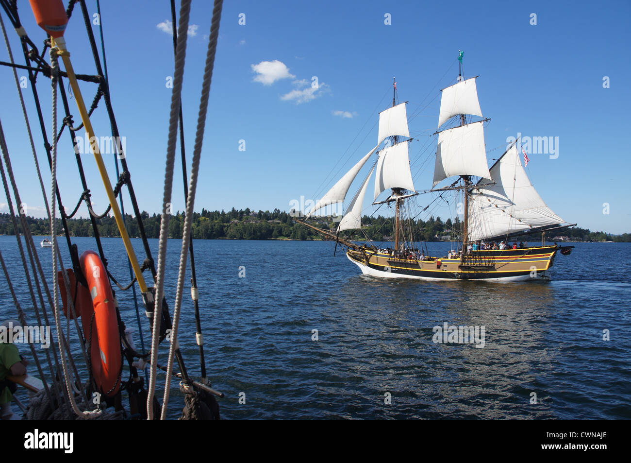 Lady Washington Ship High Resolution Stock Photography and Images - Alamy