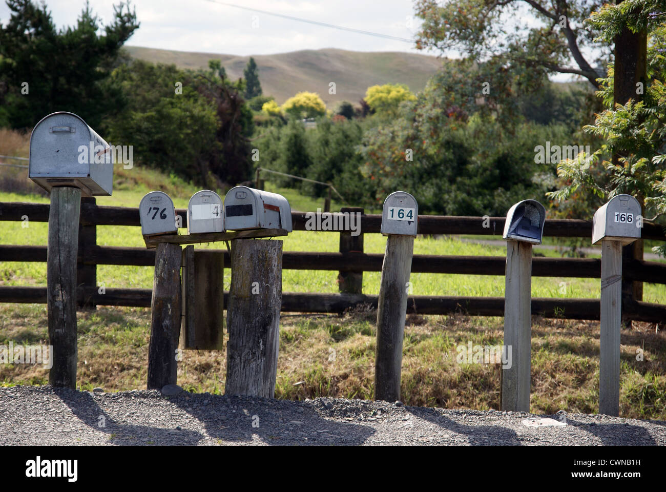 Mail box in new zealand hi-res stock photography and images - Alamy