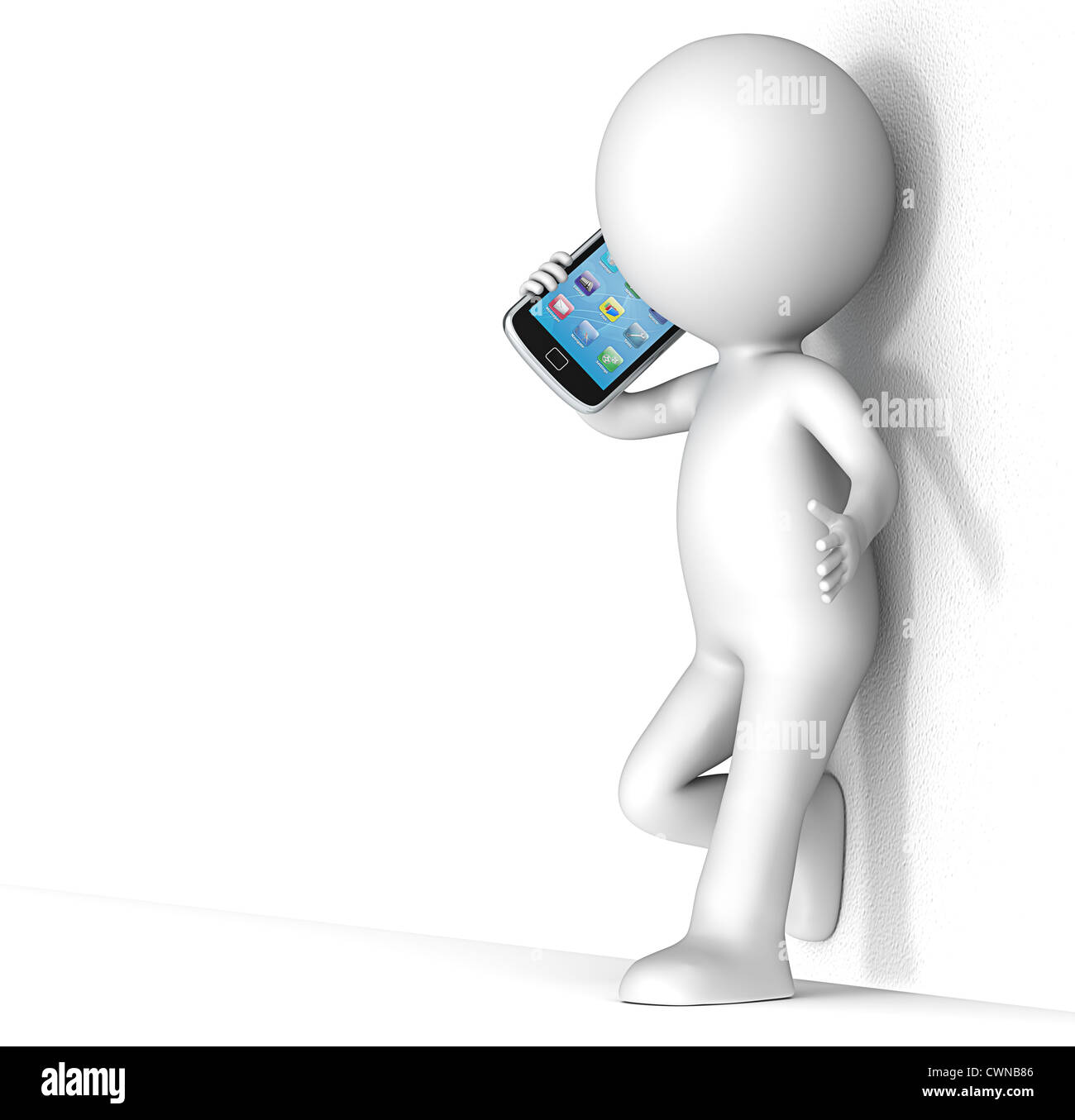 Figure leaning against wall hi-res stock photography and images - Alamy