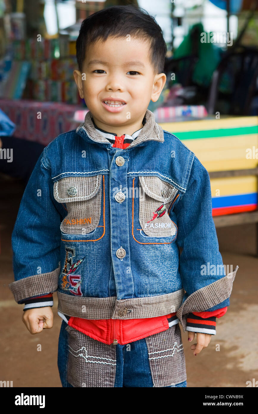 Young boy from Hue, Vietnam Stock Photo - Alamy