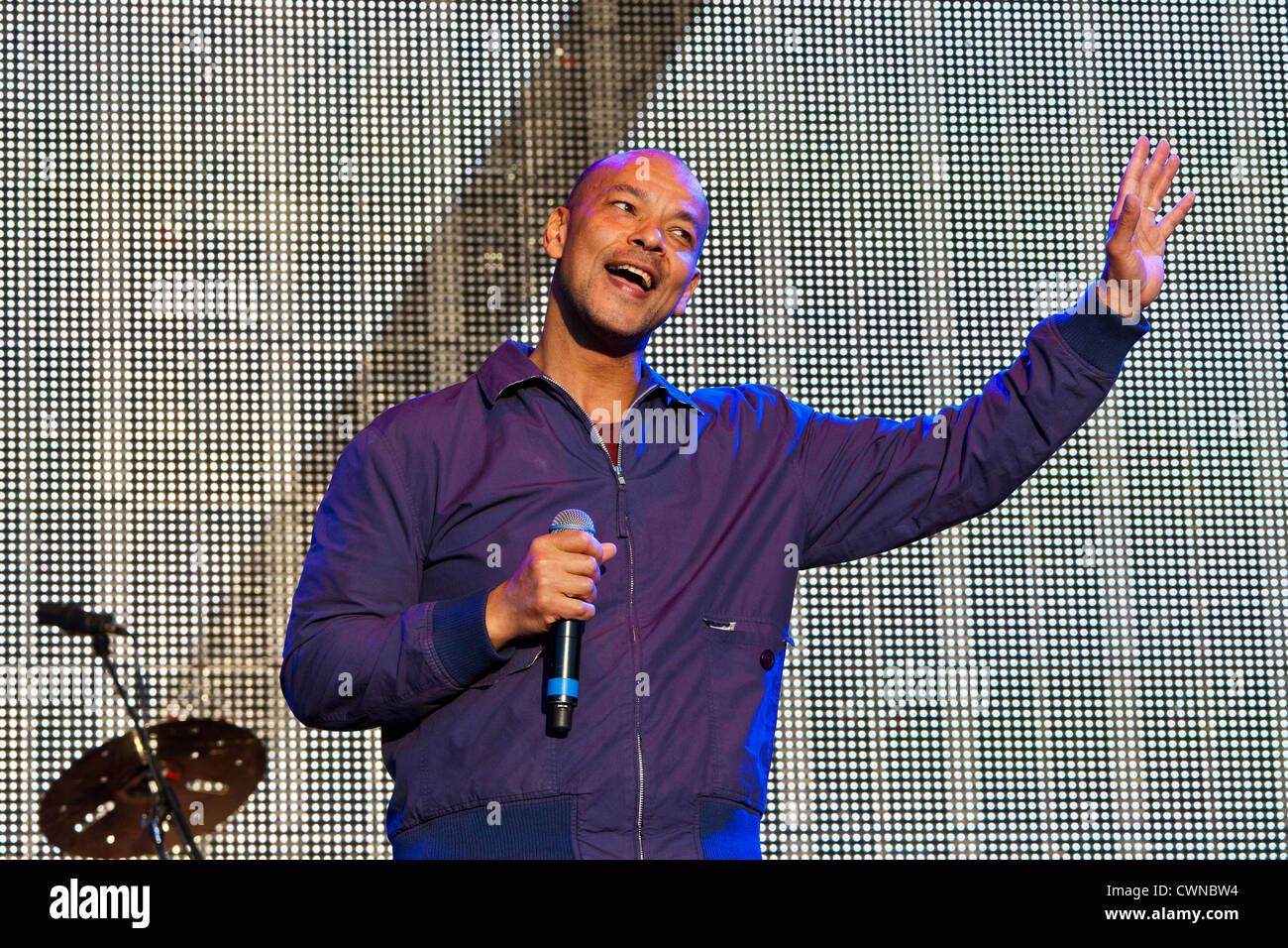 Roland Gift former lead singer of Fine Young Cannibals at the Rewind ...