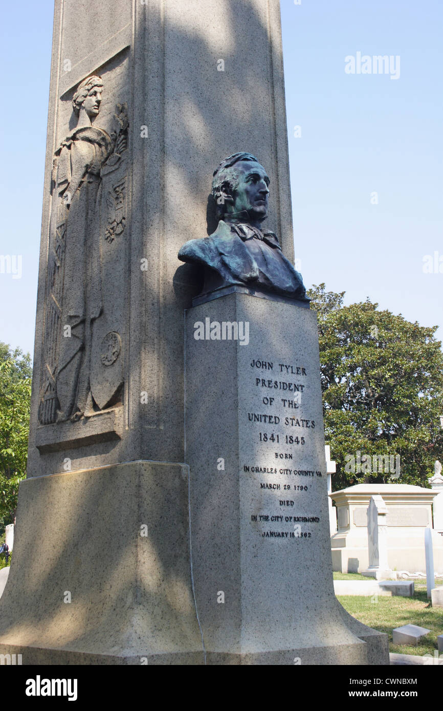Bust of john tyler hi-res stock photography and images - Alamy