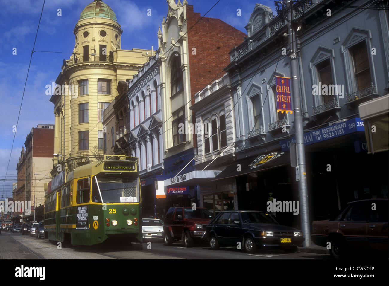 Melbourne tram in Chapel Street, Victoria, Australia Stock Photo - Alamy
