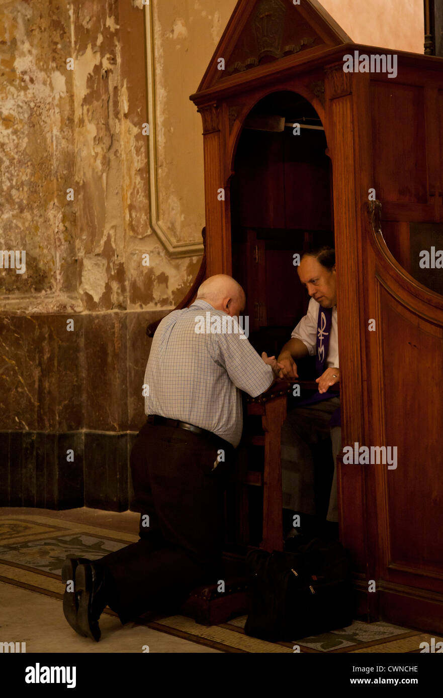 Confession box hi-res stock photography and images - Alamy