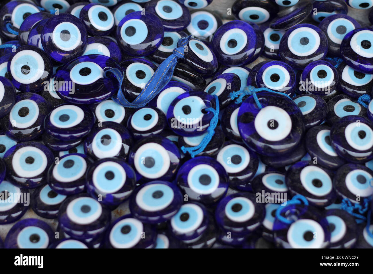 Evil Eyes for Sale in Istanbul, Turkey Stock Photo - Alamy