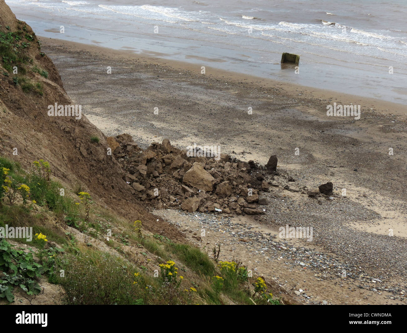 Holderness coast erosion hi-res stock photography and images - Alamy