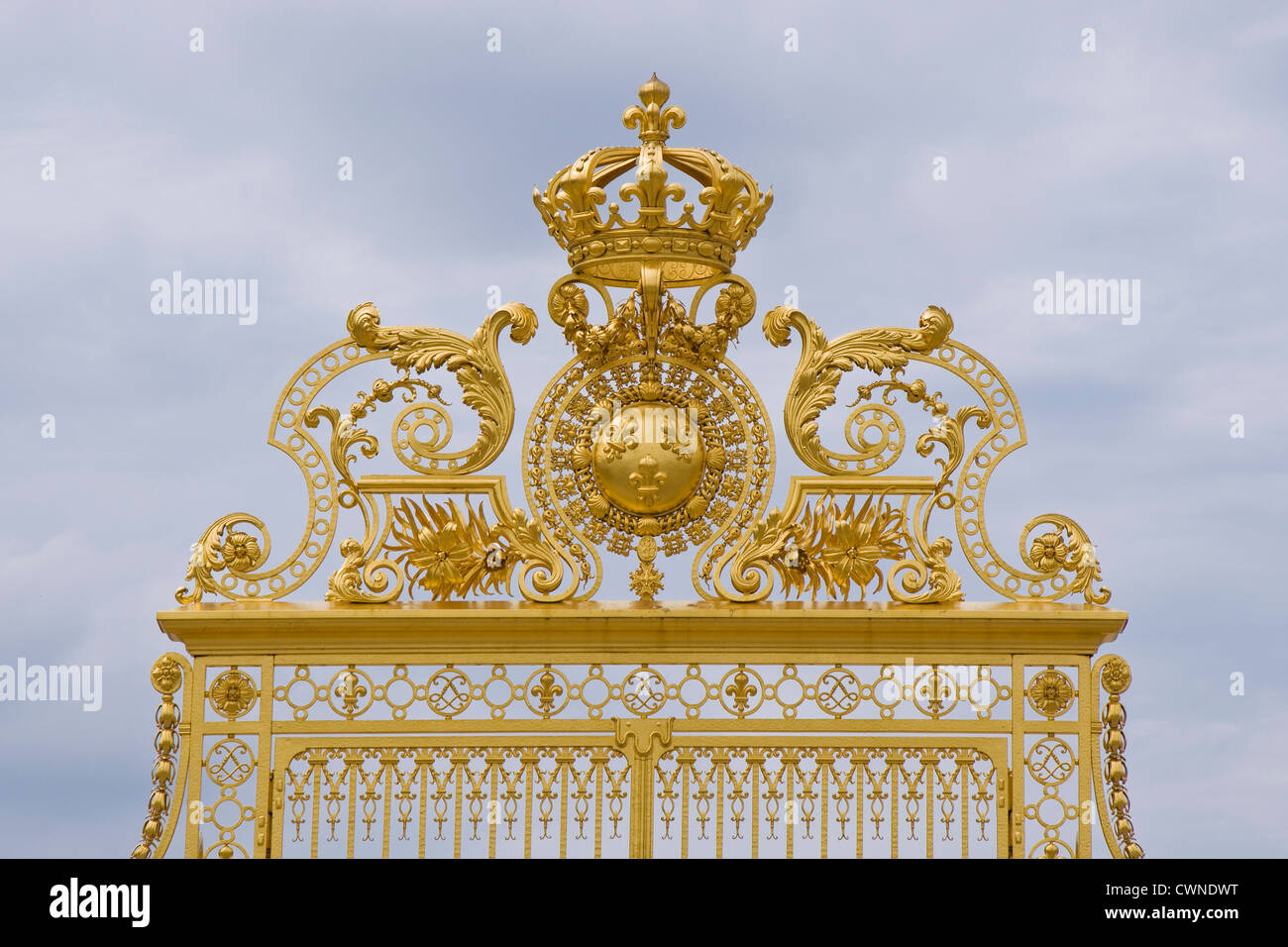 France, Ile de france, Palace of versailles, Gold gate Stock Photo - Alamy