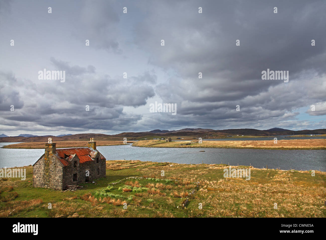Deserted cottage on Lewis Stock Photo - Alamy