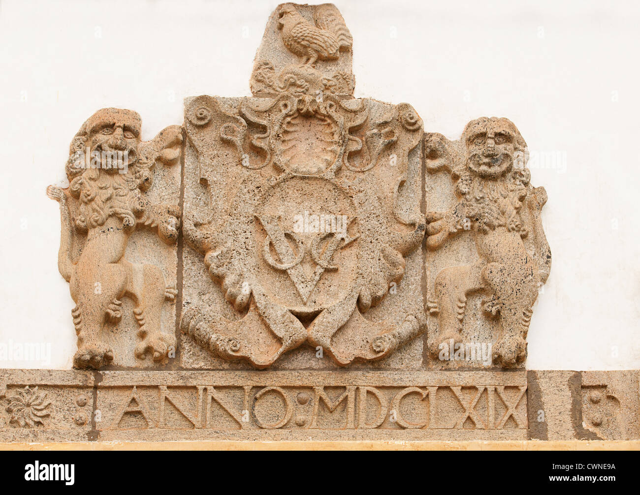 Emblem of the Dutch East India Company Stock Photo - Alamy
