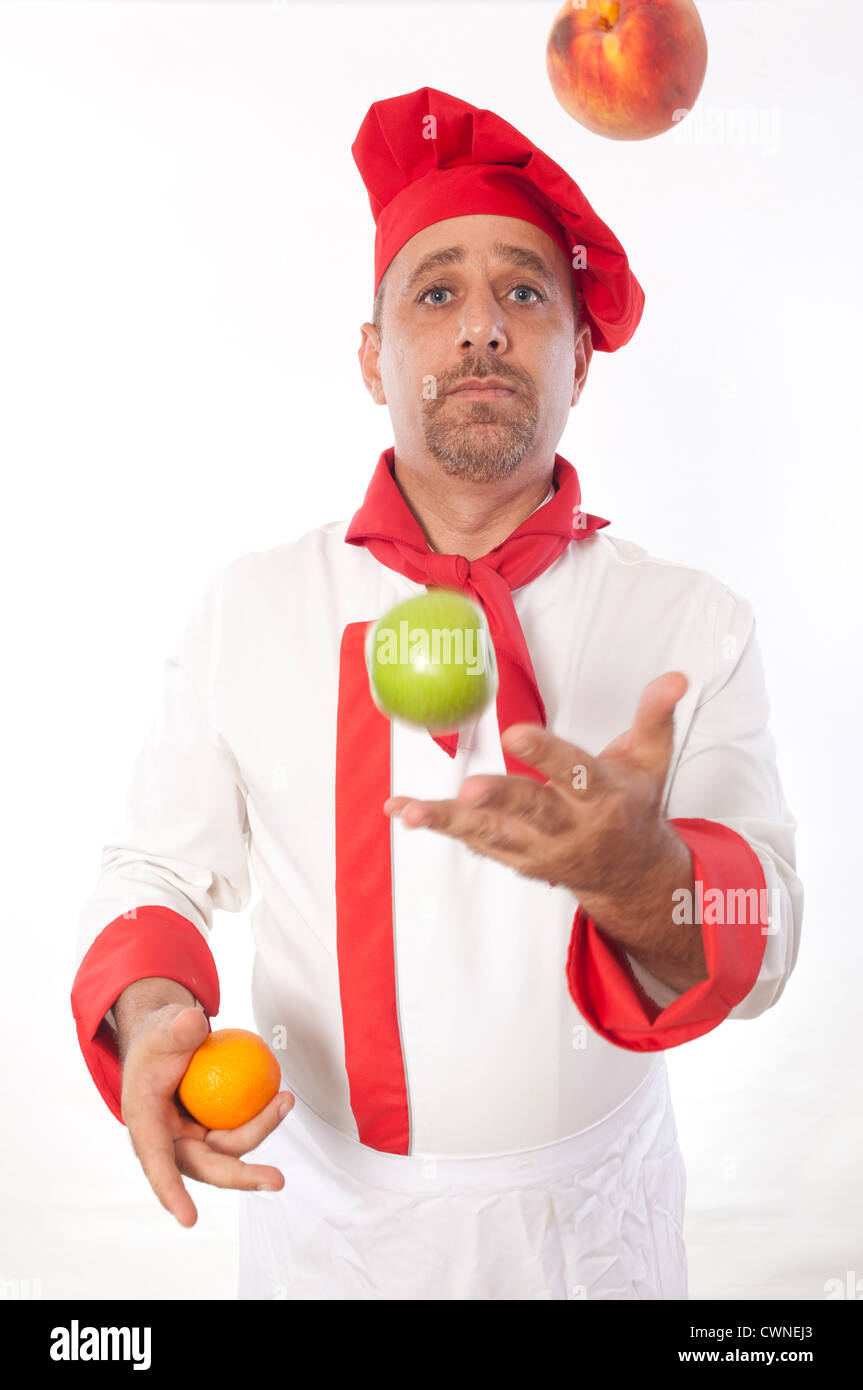 The juggling chef hi-res stock photography and images - Alamy