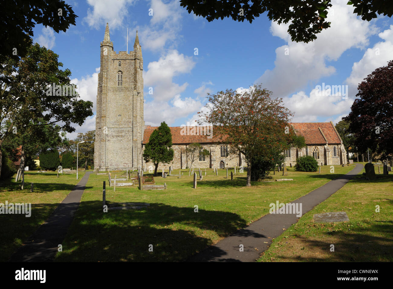 All Saints Church, Lydd, Romney Marsh, Kent, UK, GB Stock Photo - Alamy