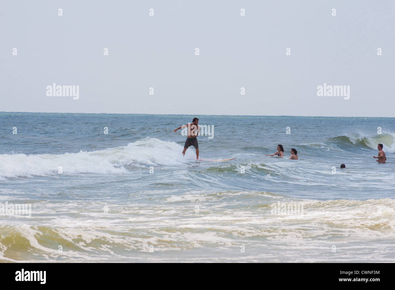 Surfing In Charleston South Carolina Stock Photo - Alamy