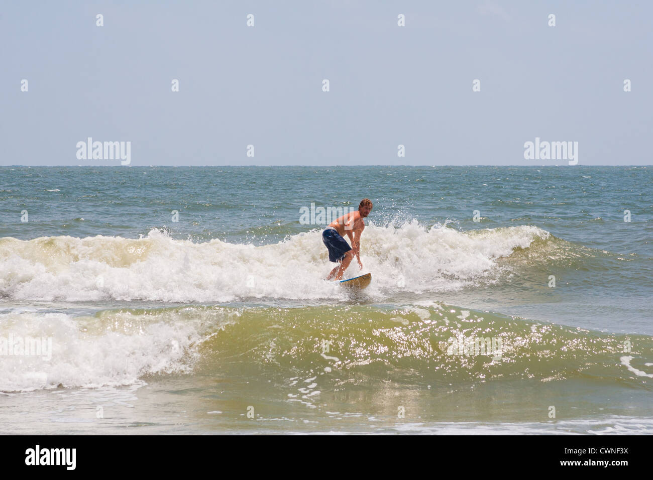 Surfing In Charleston South Carolina Stock Photo - Alamy