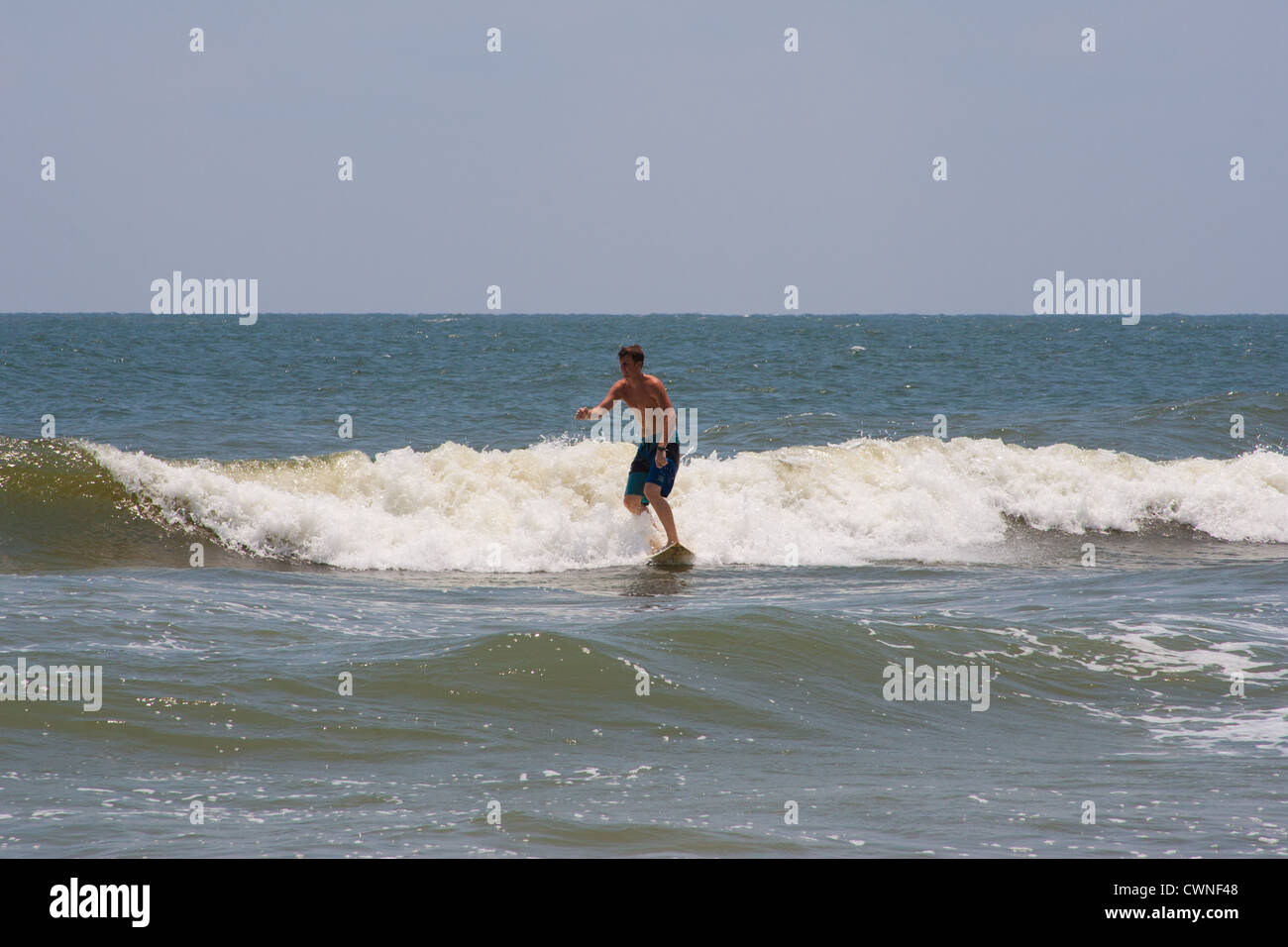 Surfing In Charleston South Carolina Stock Photo - Alamy
