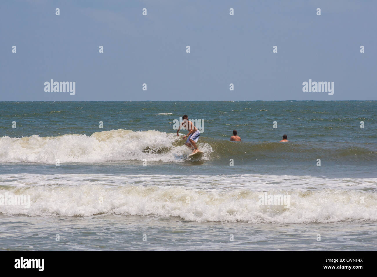 Surfing In Charleston South Carolina Stock Photo - Alamy