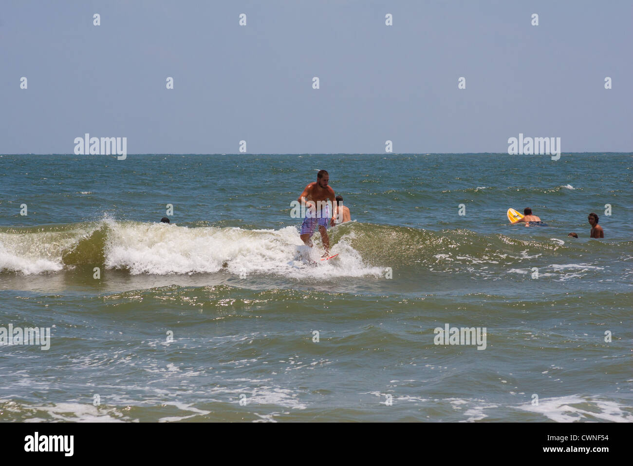 Surfing In Charleston South Carolina Stock Photo - Alamy