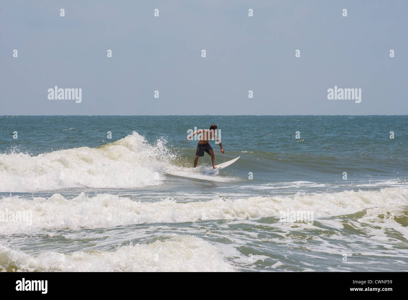 Surfing In Charleston South Carolina Stock Photo - Alamy