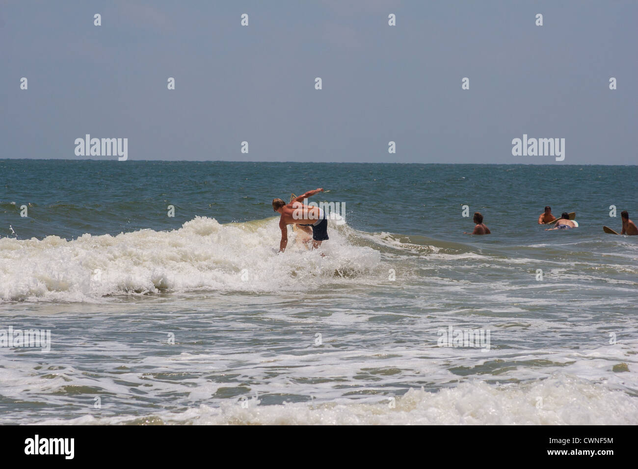 Surfing In Charleston South Carolina Stock Photo - Alamy