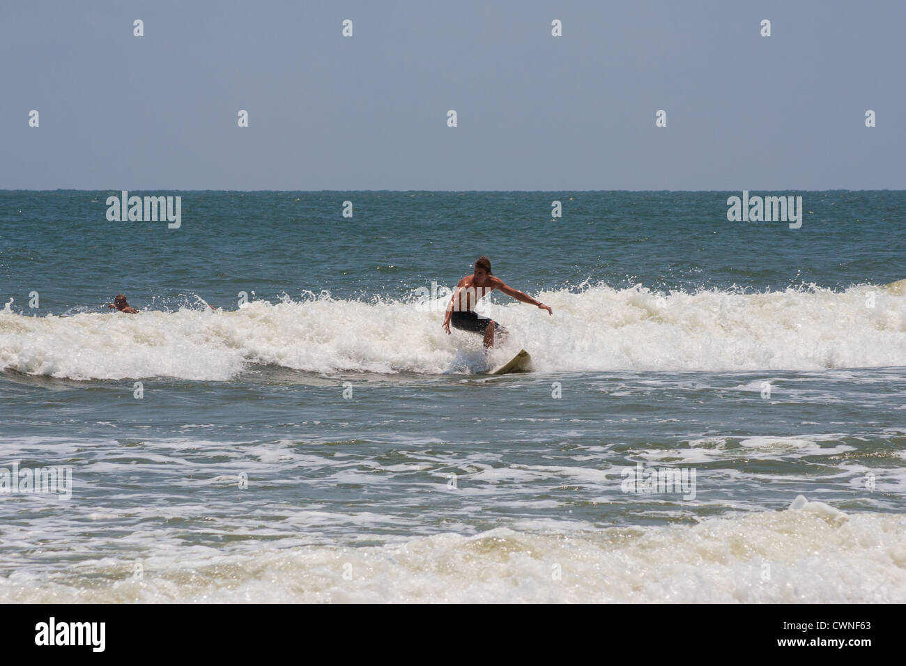 Surfing In Charleston South Carolina Stock Photo - Alamy