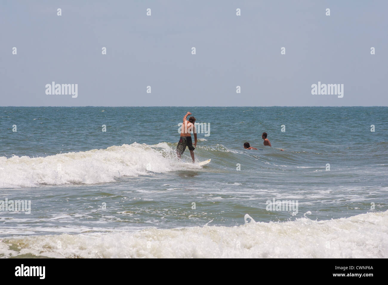 Surfing In Charleston South Carolina Stock Photo - Alamy