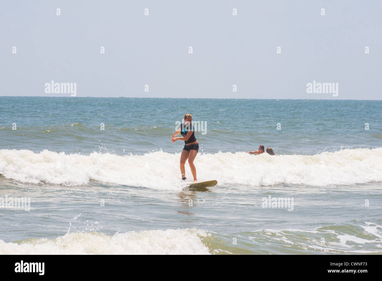 Surfing In Charleston South Carolina Stock Photo - Alamy