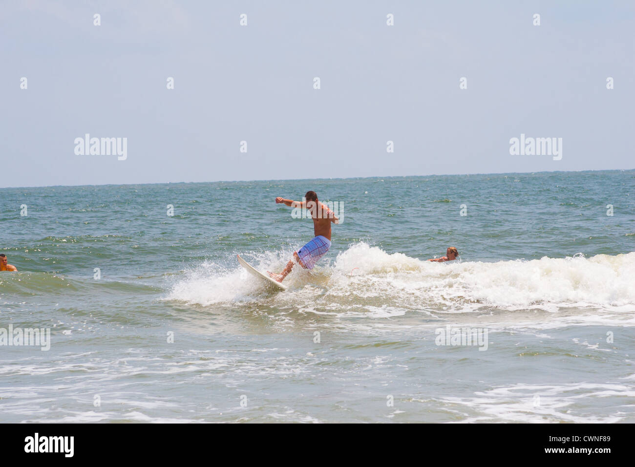 Surfing In Charleston South Carolina Stock Photo - Alamy